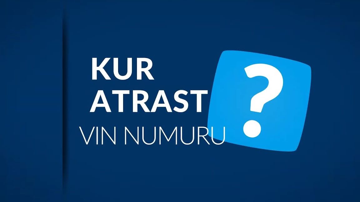 Kur atrodas motora un šasijas numurs? Uzziniet svarīgāko informāciju!